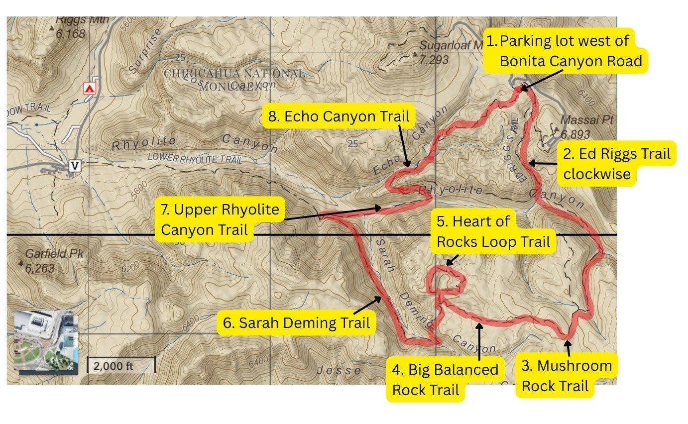 Chiricahua Big Loop Hike – Complete Hiking Guide